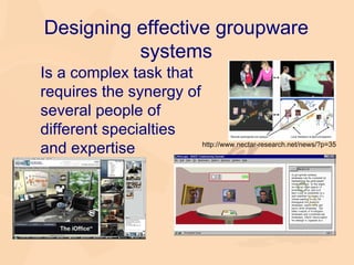 Design Patterns as Guidance for Designers of Groupware Used by Team for ...