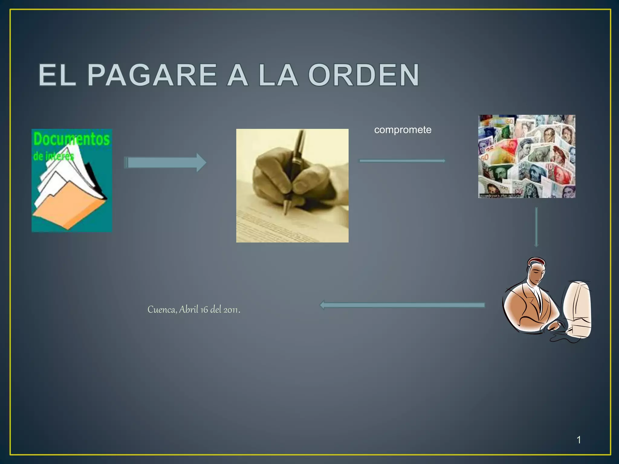 El pagare a la orden presentacion | PPT