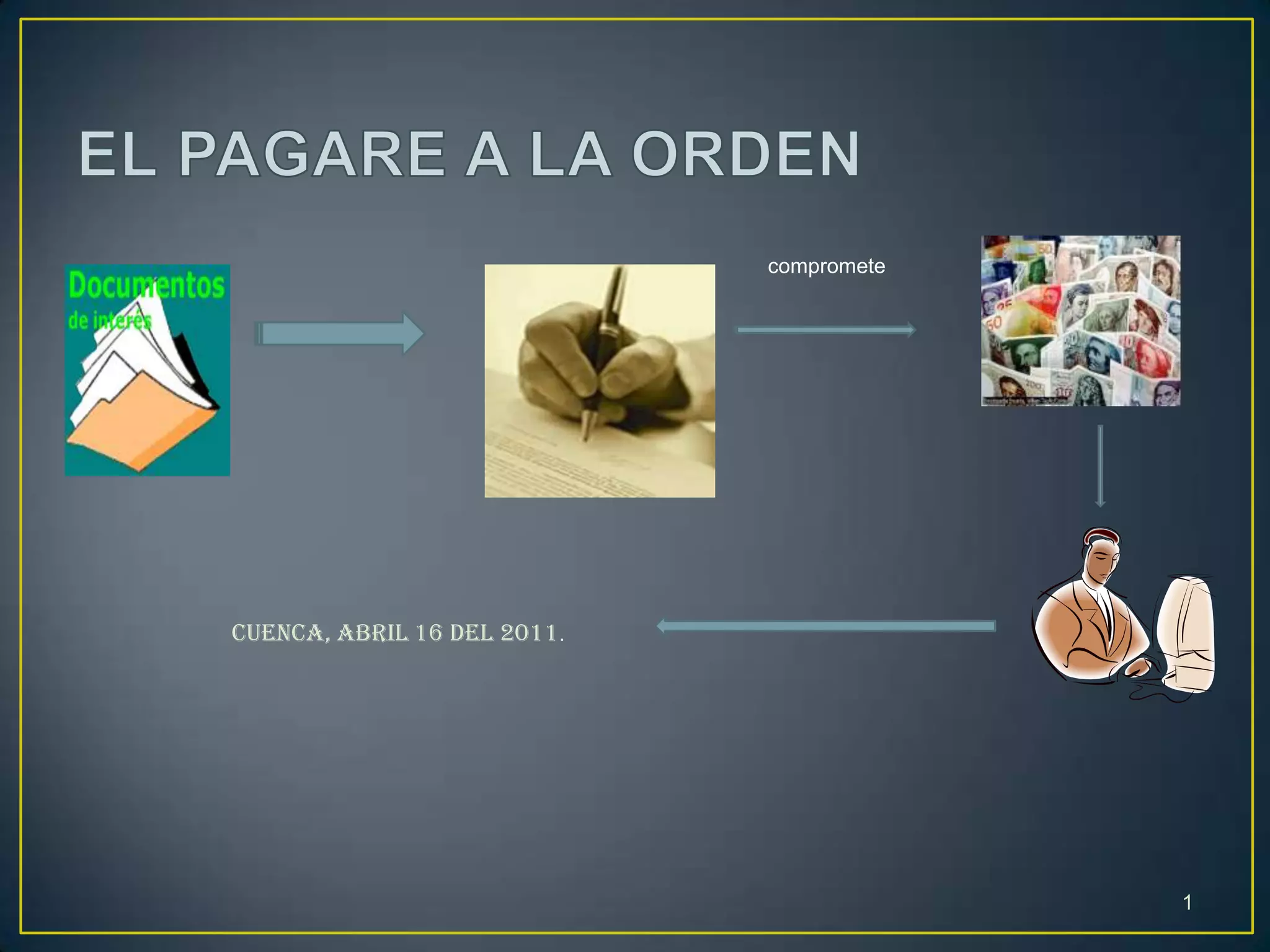 El pagare a la orden presentacion | PPT