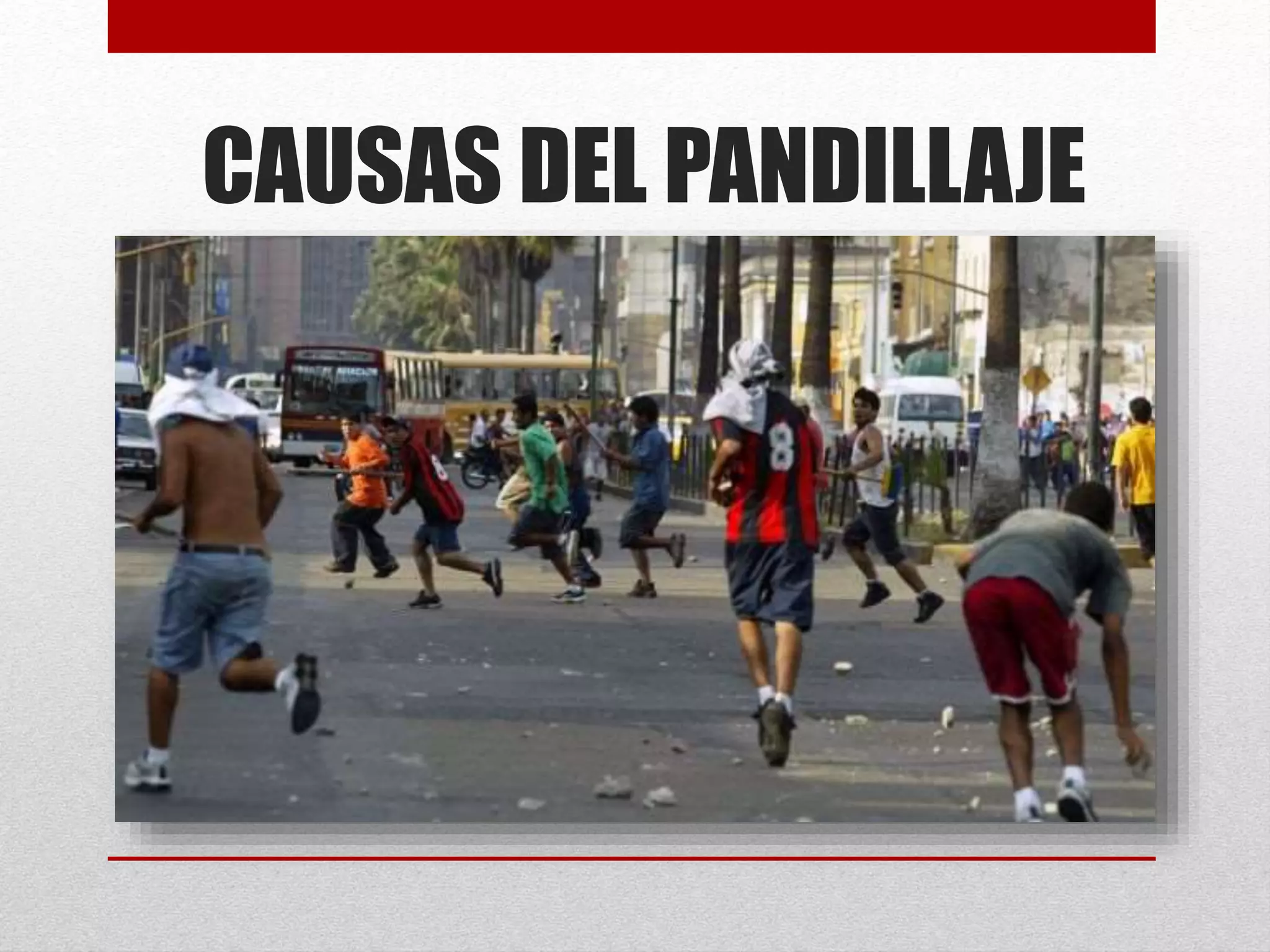El pandillaje | PPT
