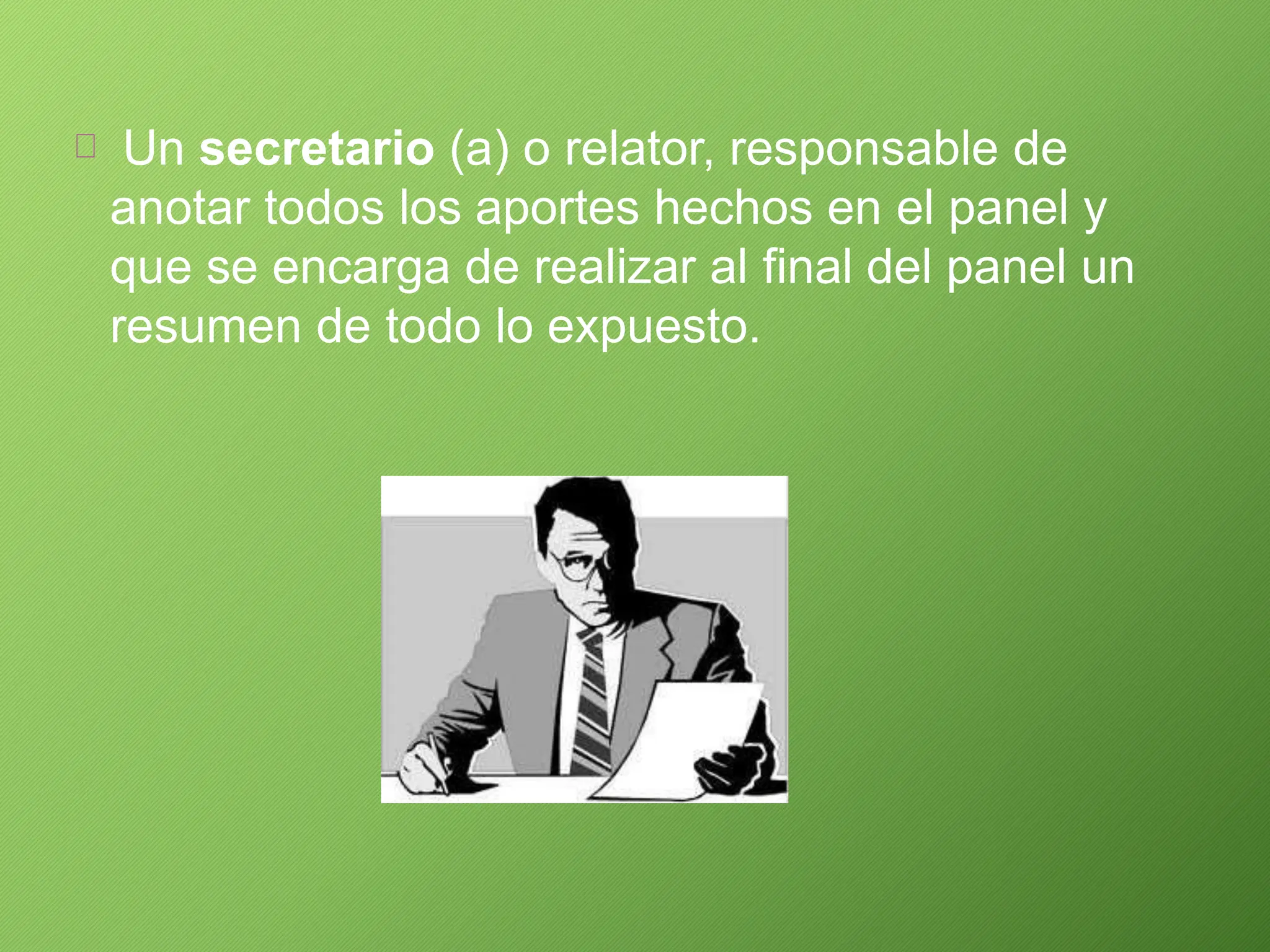 El panel concepto, características y ejemplospptx | PPTX