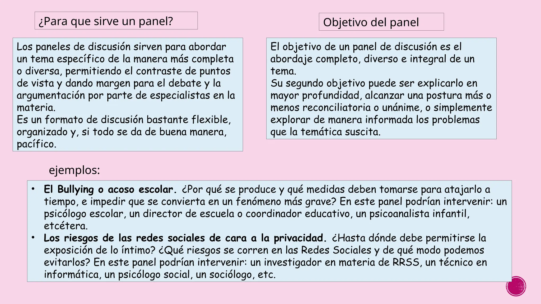Ejemplos De Paneles De Estado Ventajas Y Desventajas De Los Paneles