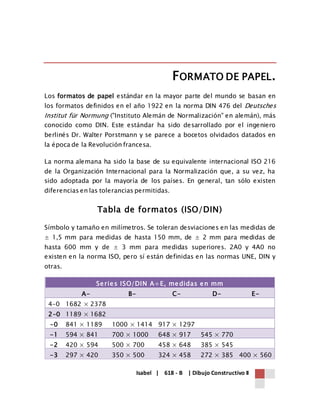 El papel | DOCX