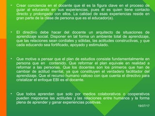 El papel del director (a) | PPT