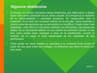 El papel del director (a) | PPT