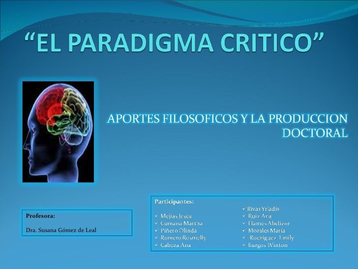 El paradigma critico expo a1