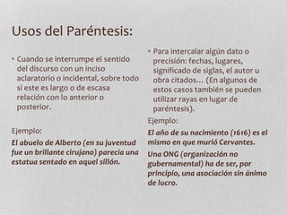 EL PARÉNTESIS | PPTX