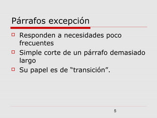 El parrafo | PPT