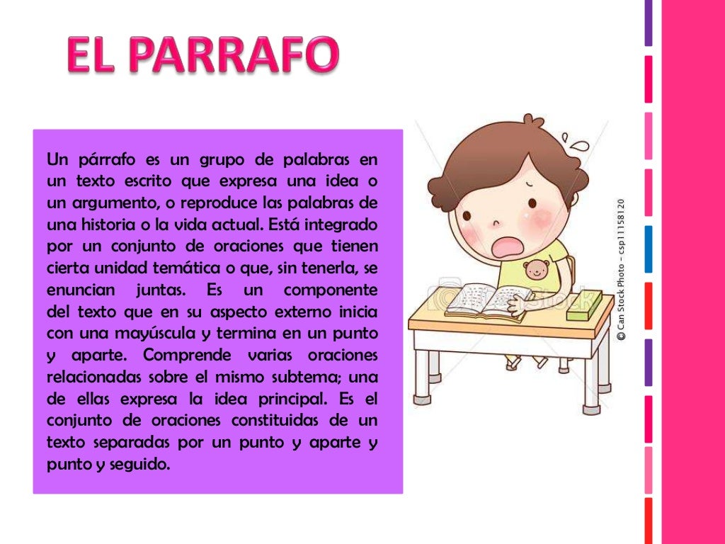 El párrafo