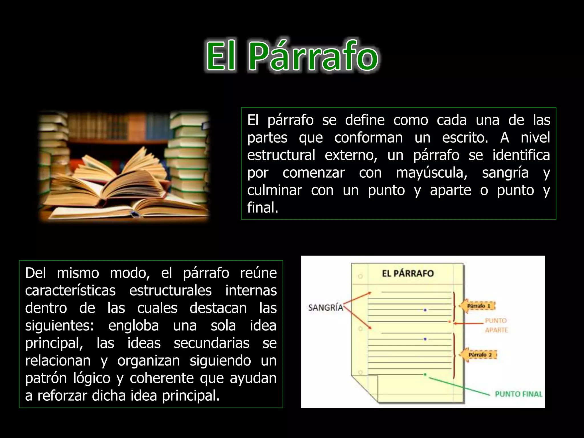 El parrafo y la ortografia | PPTX