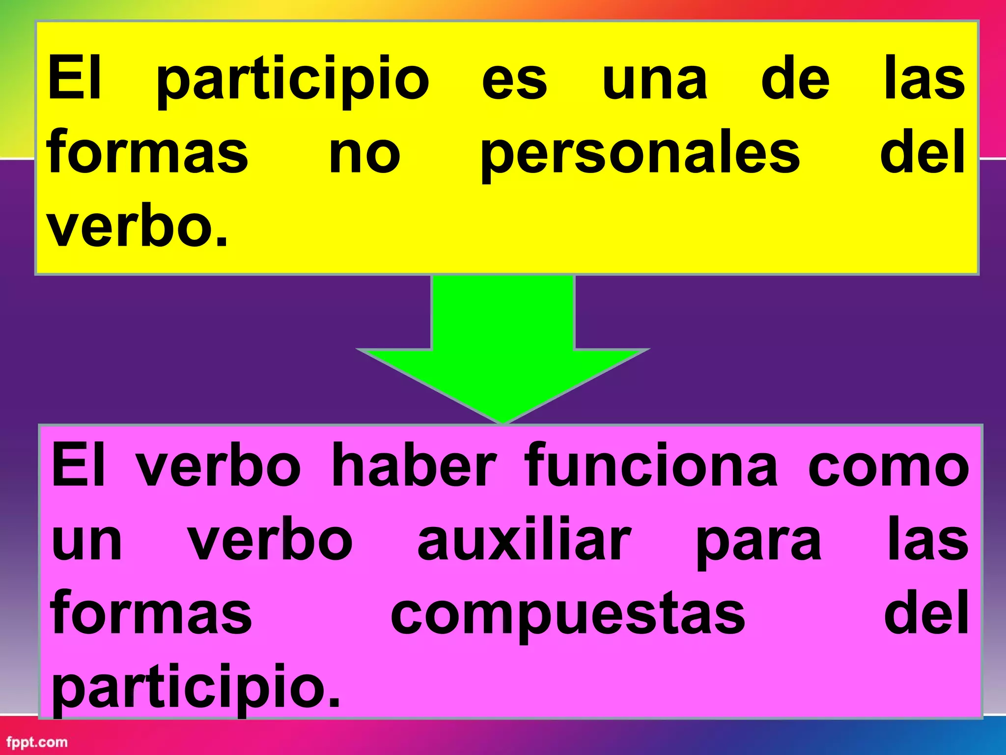 El participio | PPT