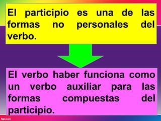 El participio | PPT