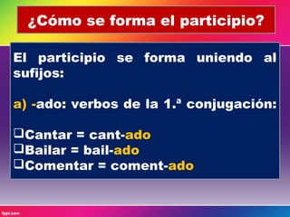 El participio | PPT