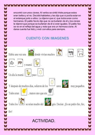 CUENTO:EL PATITO FEO | DOCX