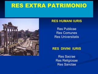 El Patrimonio Para Los Romanos | PPS