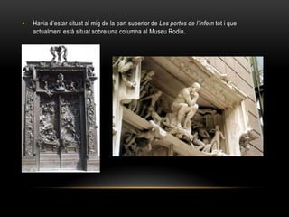 El pensador a rodin. sgrabolosa | PPTX