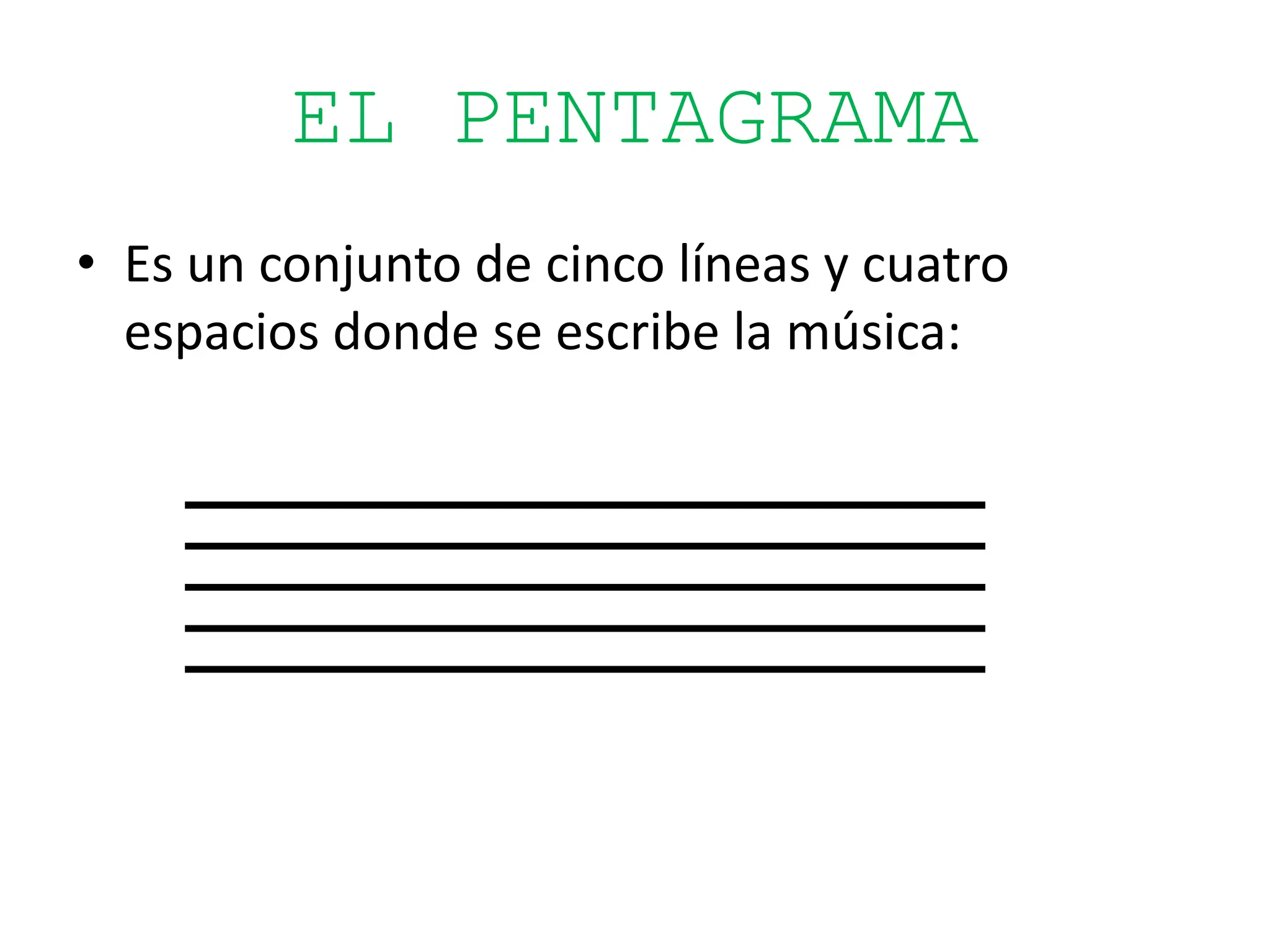 Guía para aprender el pentagrama y las notas musicales que allí se ...
