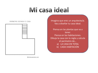 El perimetro y el catalogo de muebles | PPT