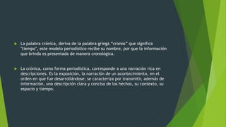 El periodismo interpretativo y sus géneros (clase x) | PPTX