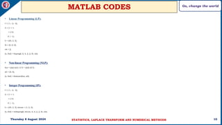 optimisation methods techniques industrial | PPTX