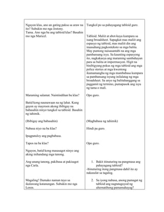 Detailed Lesson Plan in Filipino Grade 8 | PDF