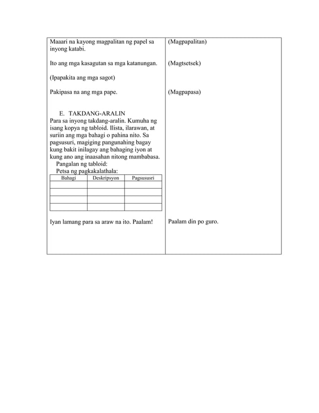 Detailed Lesson Plan in Filipino Grade 8 | PDF