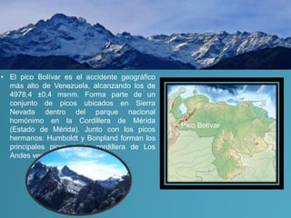 El Pico Bolivar | PPTX
