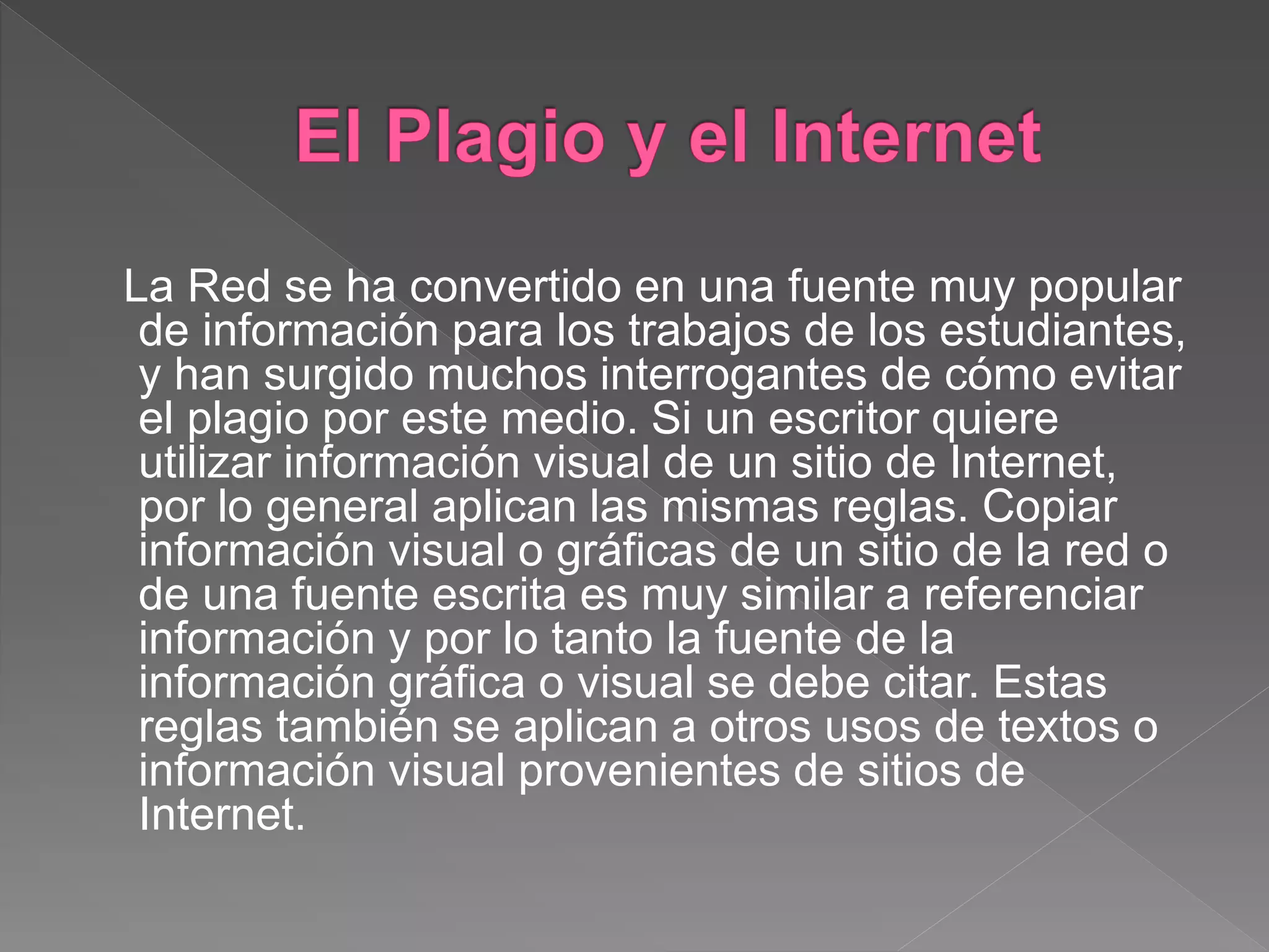 El plagio, que es y como se evita | PPT