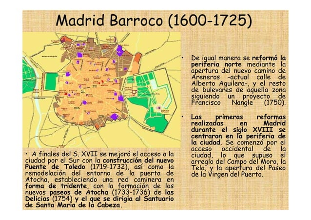 Comentario del plano urbano de Madrid hasta 1860 (1ª parte ) | PDF