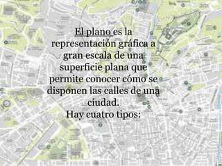 El plano en la ciudad | PPTX