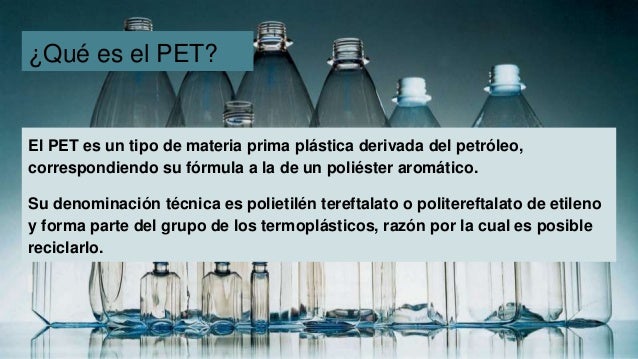 El plástico pet