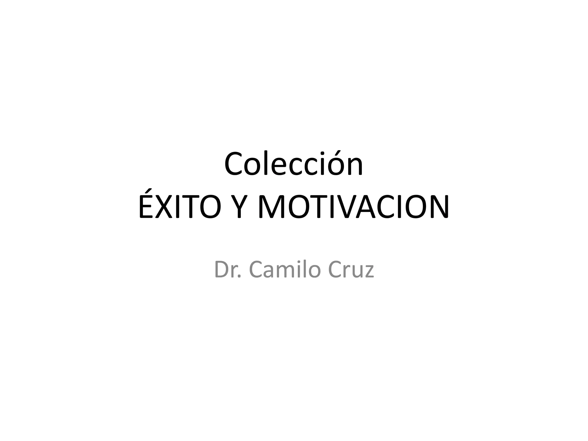 El poder de la persistencia | PPTX