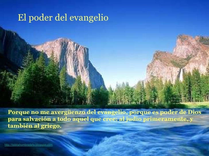 El poder del evangelio