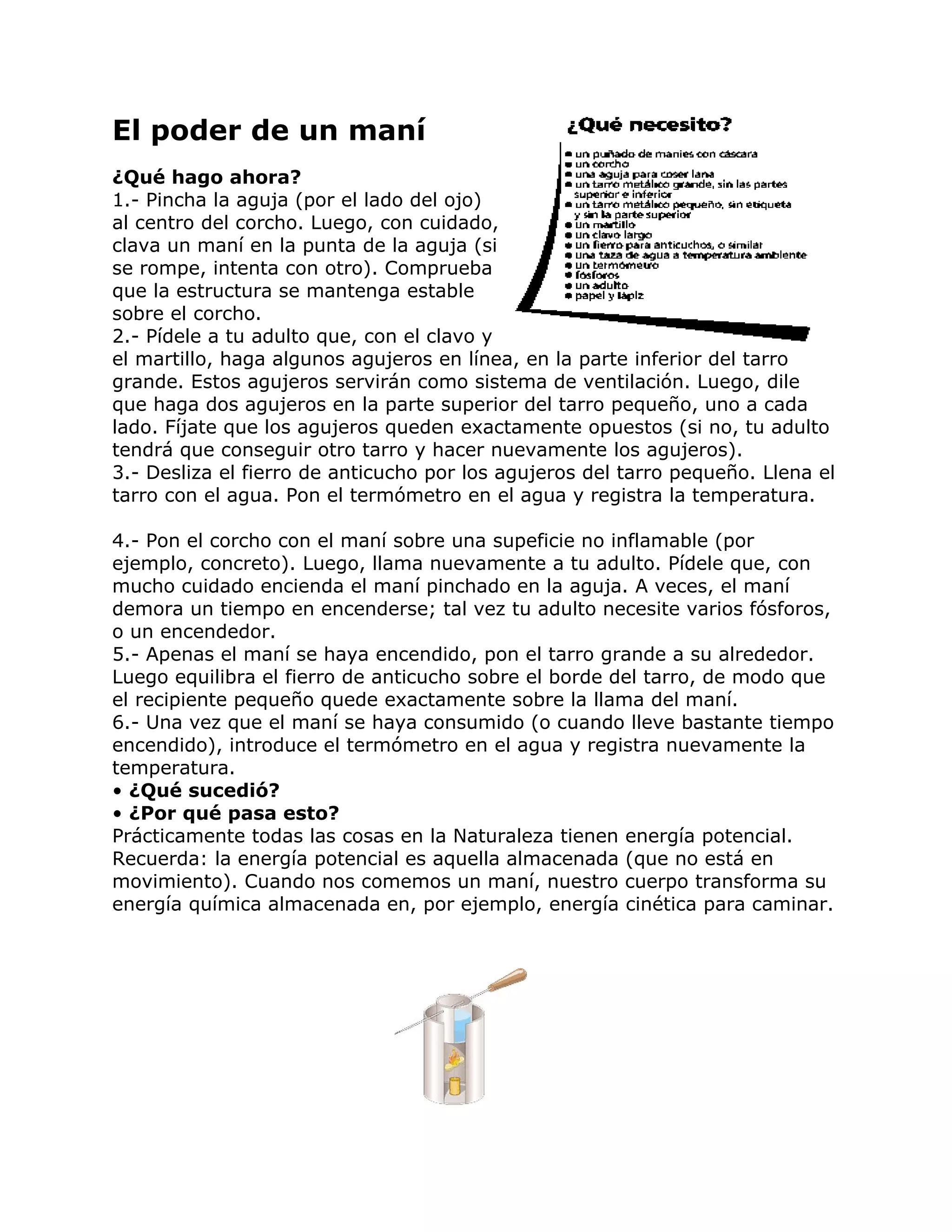 El Poder De Un Maní | DOC