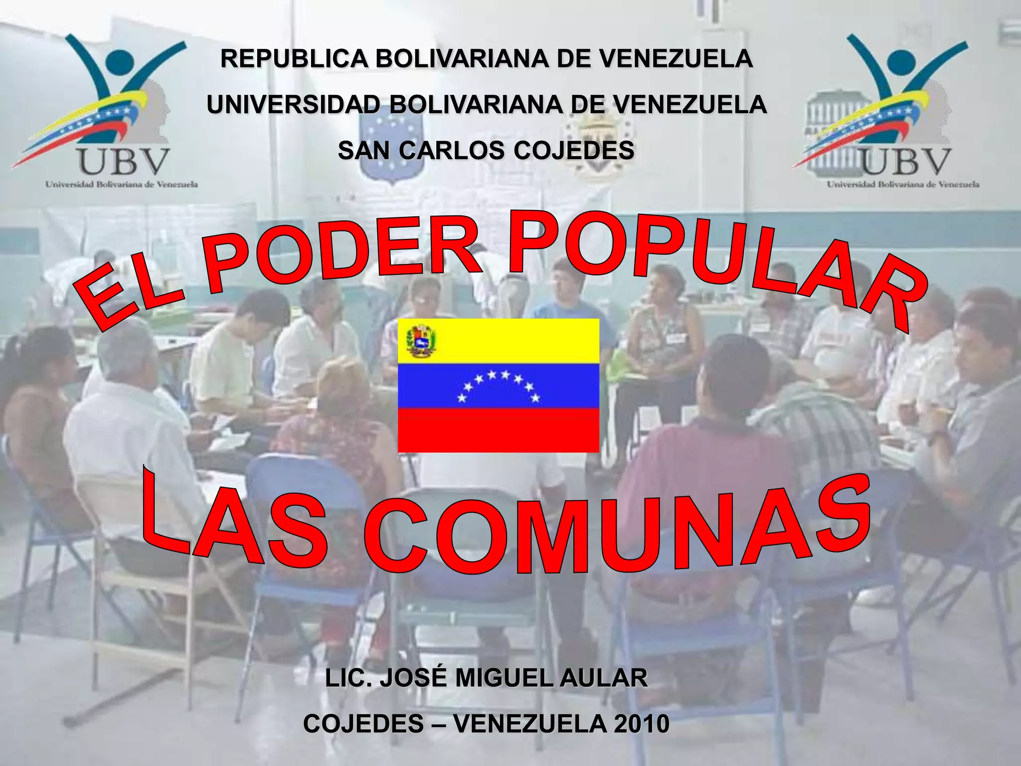 El poder popular y las comunas | PPT