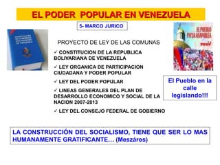El poder popular y las comunas | PPT