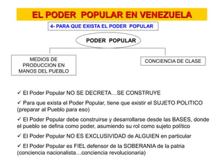 El poder popular y las comunas | PPT