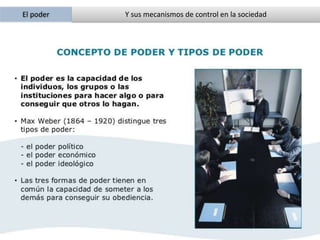EL PODER Y SUS CONTROLES | PPTX