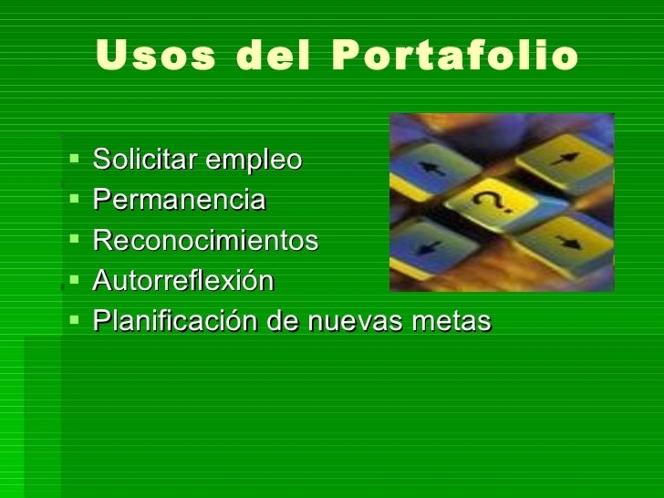 El Portafolios Electrónico
