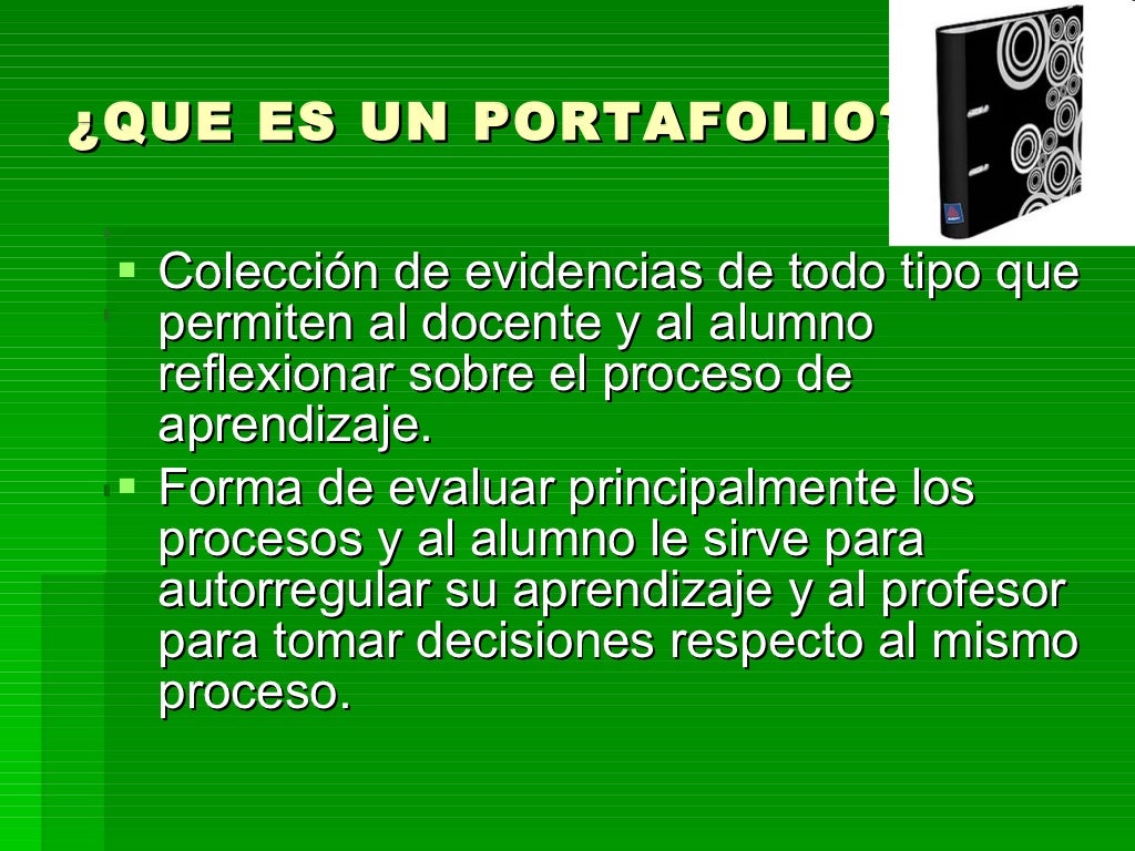 El Portafolios Electrónico