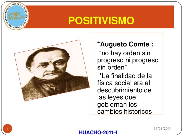 El positivismo