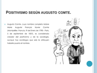Augusto Comte Positivismo