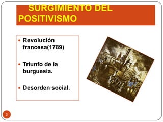 El positivismo de comte | PPTX