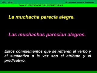 El predicado y su estructura ii | PPT