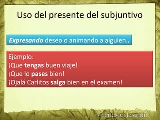 El presente de subjuntivo | PPT