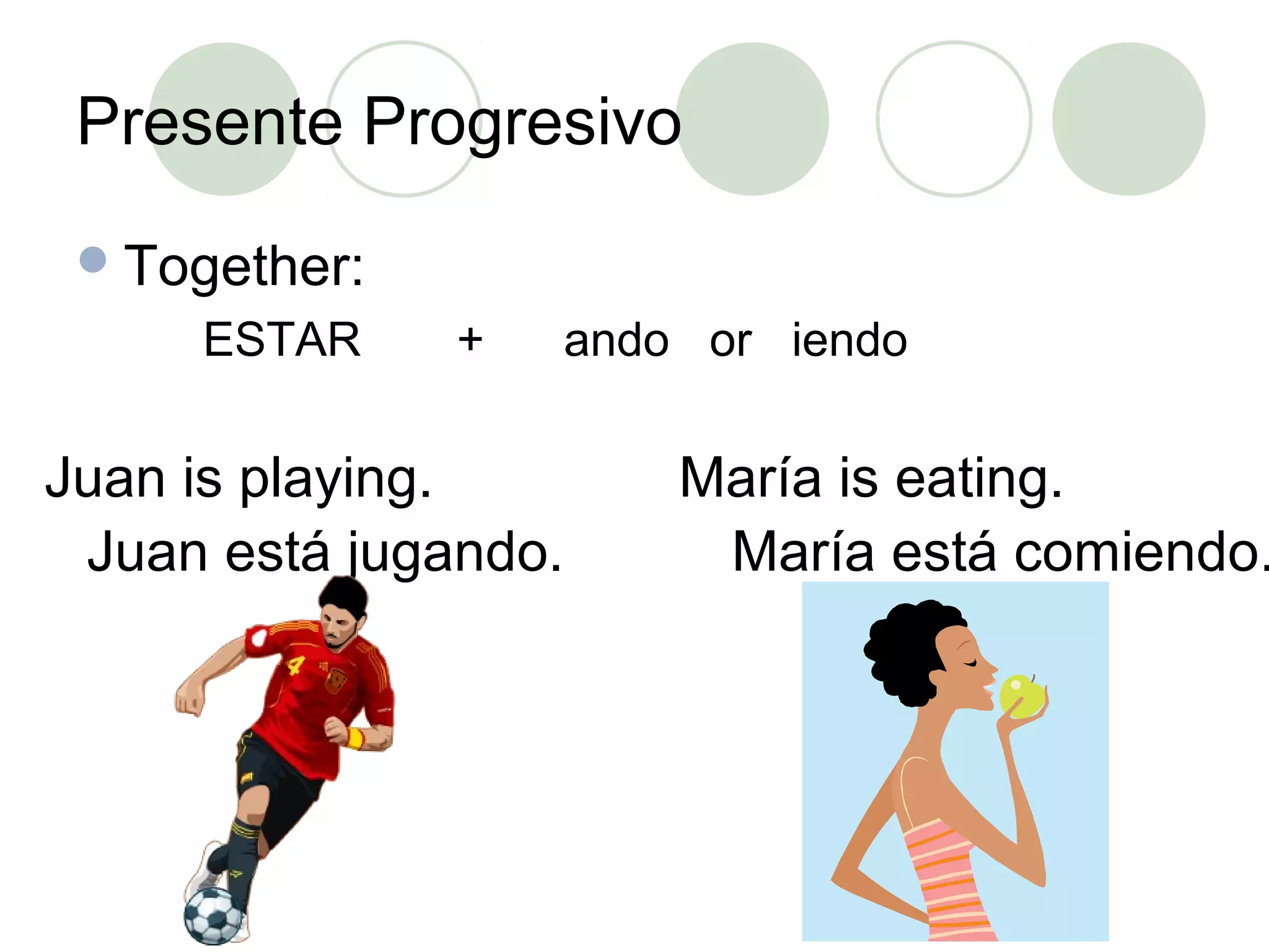 El presente progresivo | PPT