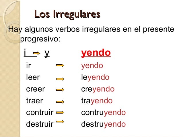 El Presente Progresivo