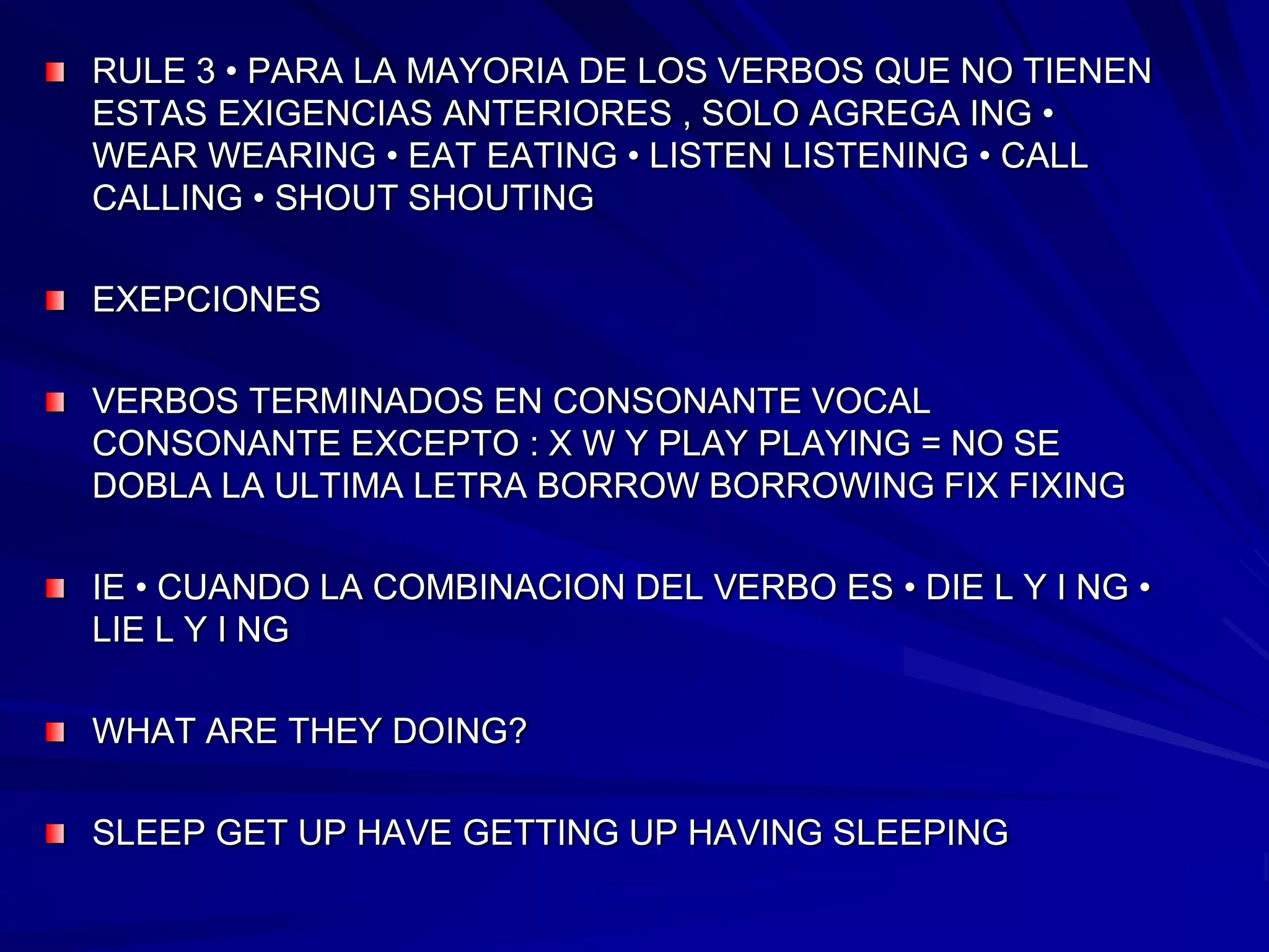 The Present progressive .ppt