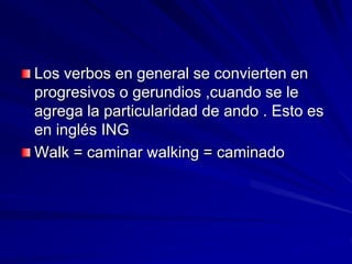 The Present progressive .ppt