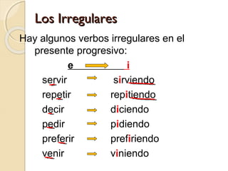 El presente progresivo ppt | PPT